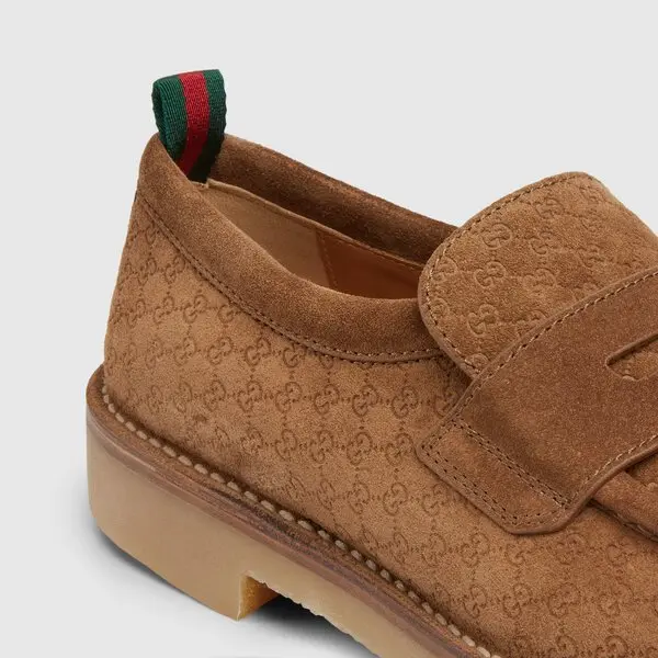 Gucci Web Detailed Loafers