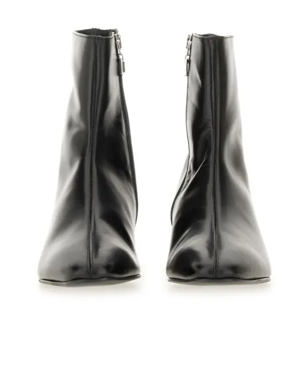 CAREL Pointed Toe Zip Up Ankle Boots