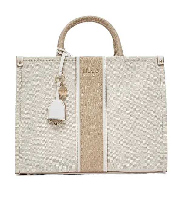 Liu Jo Medium Jacquard Bag - Nude