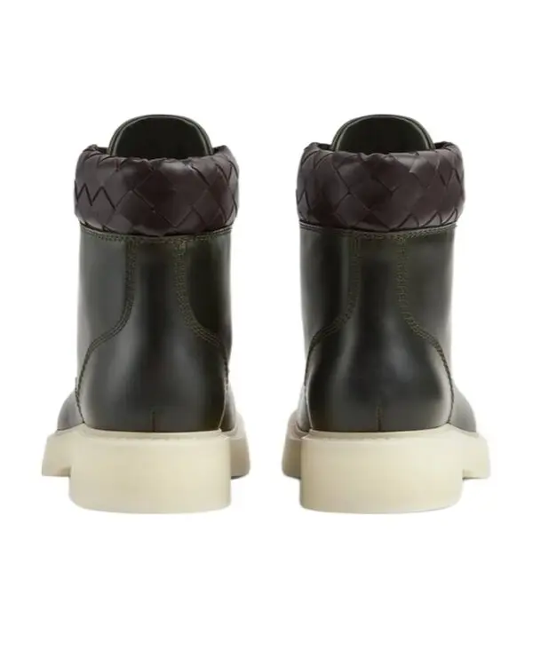 Bottega Veneta Haddock Lace-up Ankle Boots - Black