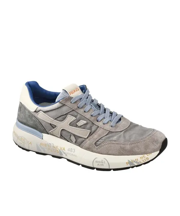 Premiata Mick 7247 Lace-up Sneakers - Gray