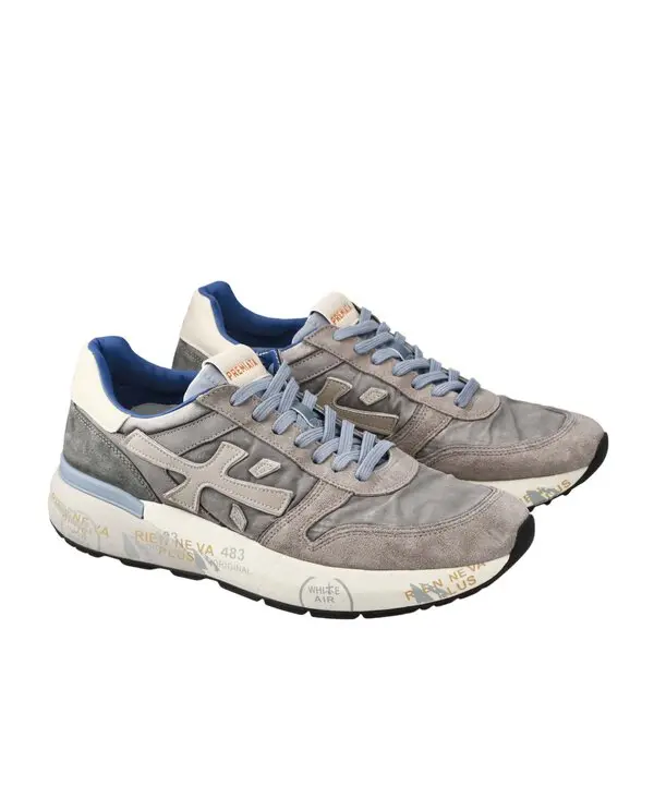 Premiata Mick 7247 Lace-up Sneakers - Gray