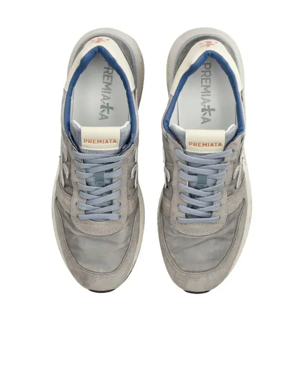 Premiata Mick 7247 Lace-up Sneakers - Gray