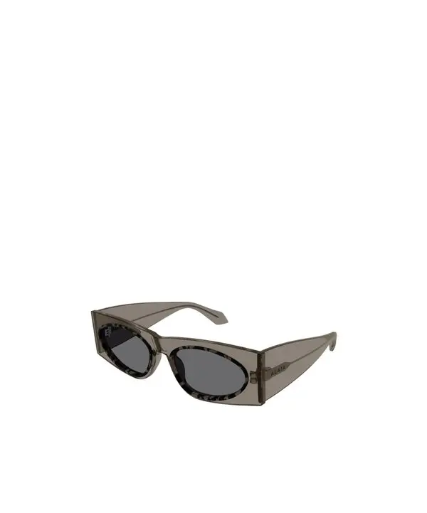 Alaïa Rectangular Frame Sunglasses - Gray