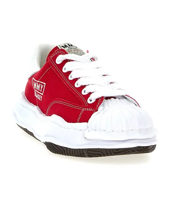 Mihara Yasuhiro Blakey Lace-up Sneakers - Red