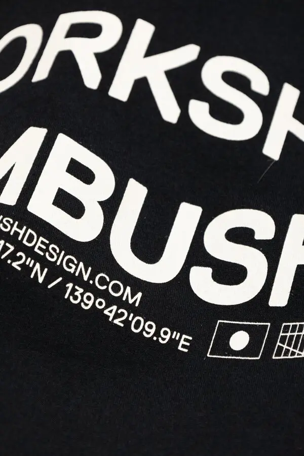 AMBUSH Logo Printed Crewneck T-shirt - Black