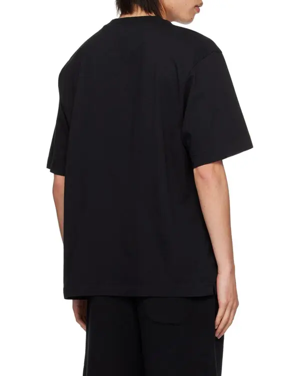 Off-White Logo Printed Crewneck T-shirt - Black