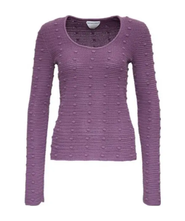 Bottega Veneta Crochet Pompom Jumper