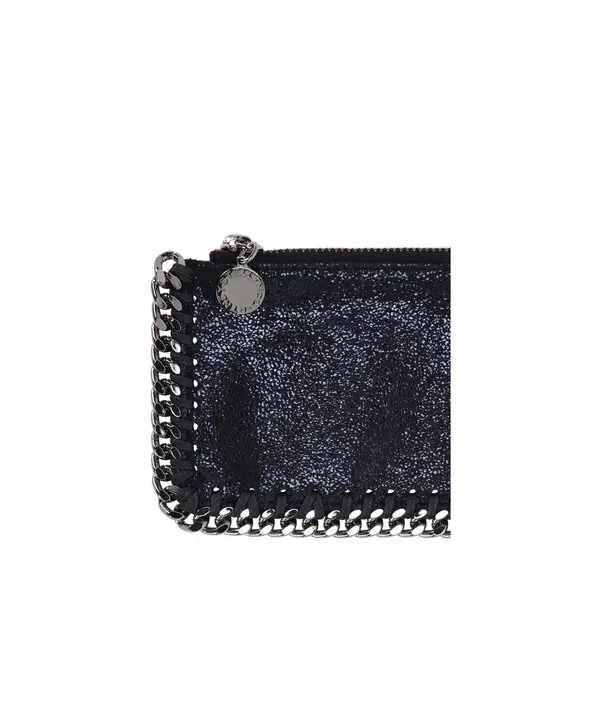 Stella McCartney Chain Around Zipped Wallet - Black