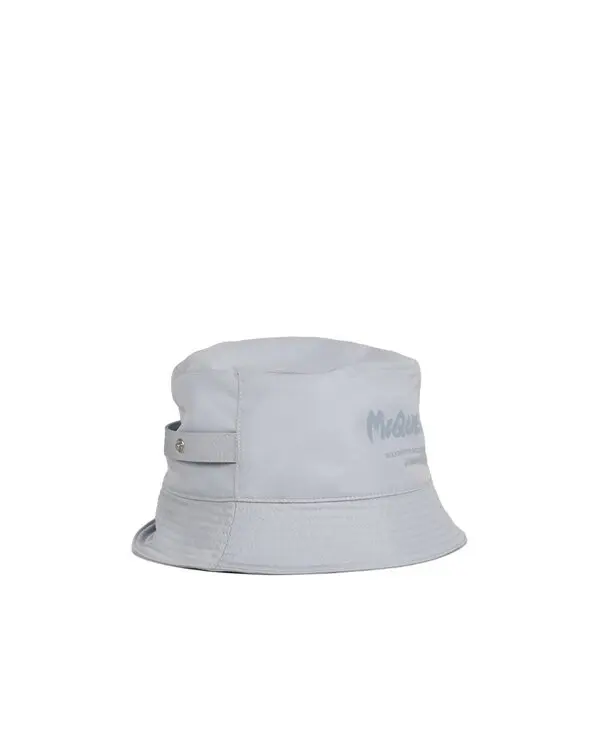 Alexander McQueen Logo Printed Bucket Hat