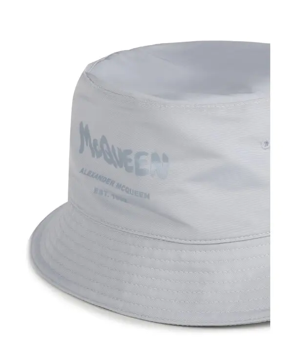 Alexander McQueen Logo Printed Bucket Hat