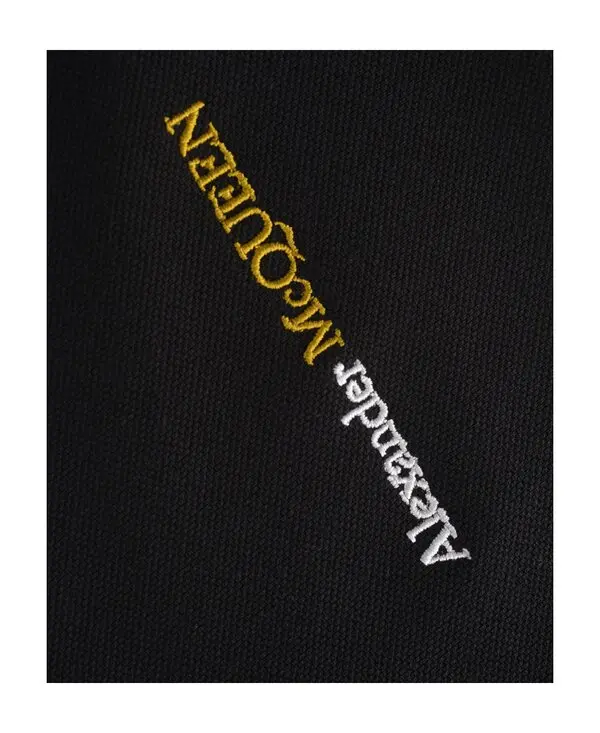 Alexander McQueen Logo Embroidered Polo Shirt