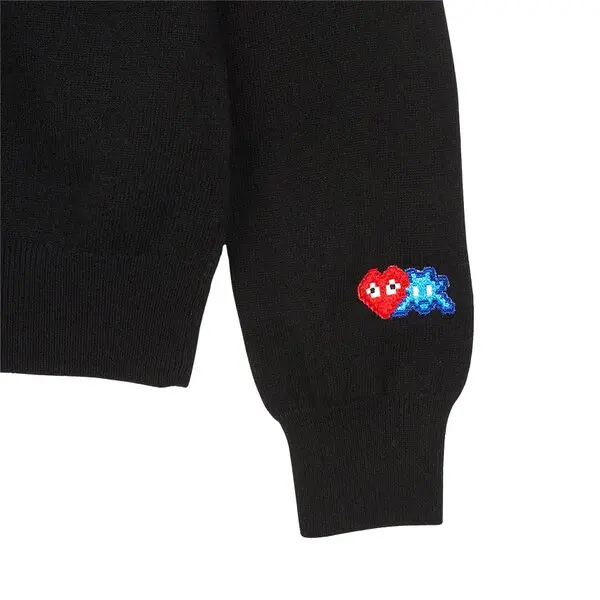 Comme Des Garçons X Invader Long-sleeved Sweater