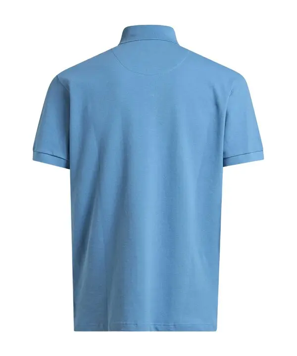 Etro Pegaso Embroidered Polo Shirt - Blue