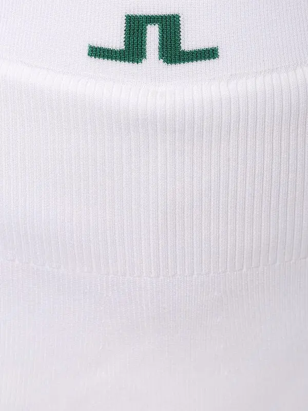 J. Lindeberg Ribbed Skirt With Logo Detail