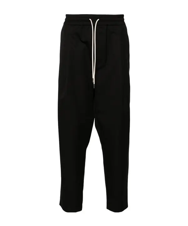 Drole De Monsieur Drawstring Cropped Trousers