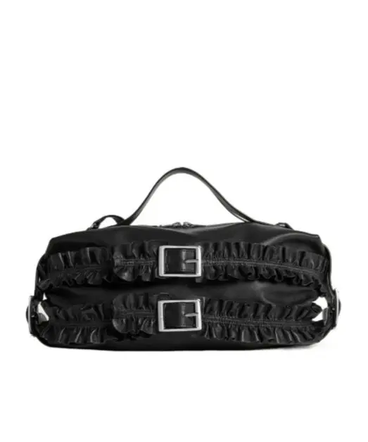 Simone Rocha Pleated Zip-up Waist Bag