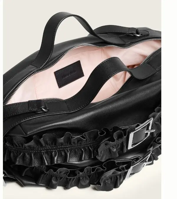 Simone Rocha Pleated Zip-up Waist Bag