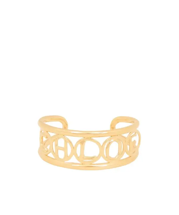 Chloé Script Bracelet - Vintage Gold