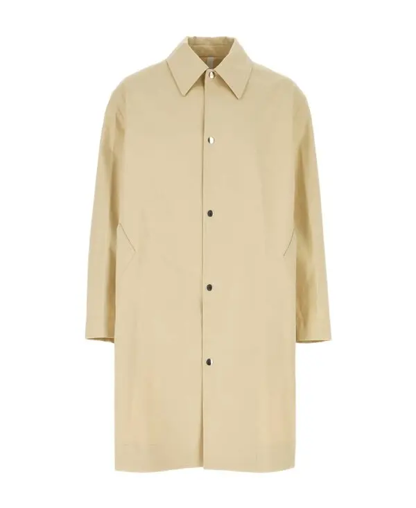 Ami Single-breasted Coat - Nude