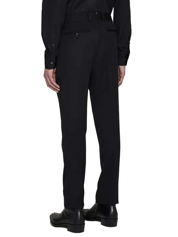 Alexander McQueen Tapered Trousers - Black
