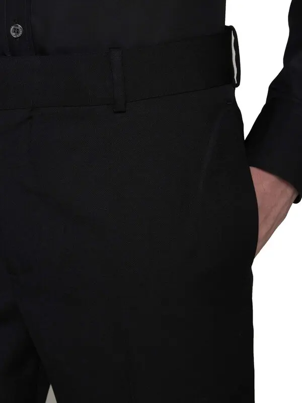 Alexander McQueen Tapered Trousers - Black