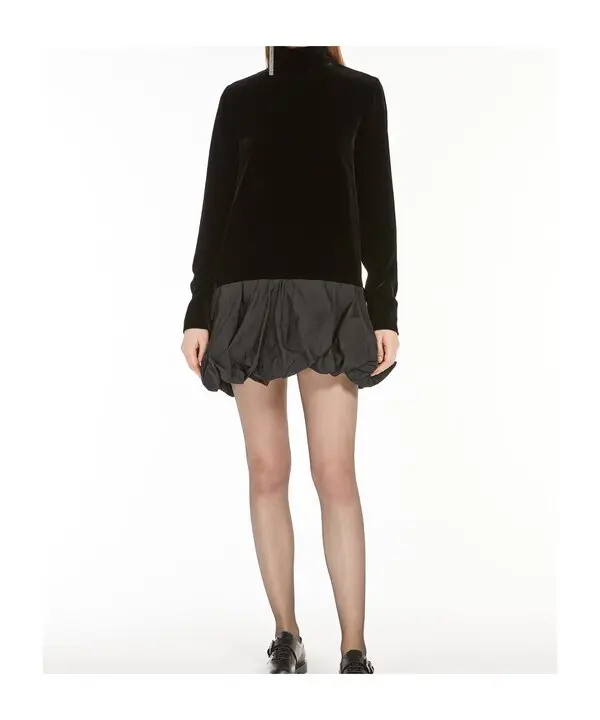Max Mara Velvet Mini Dress