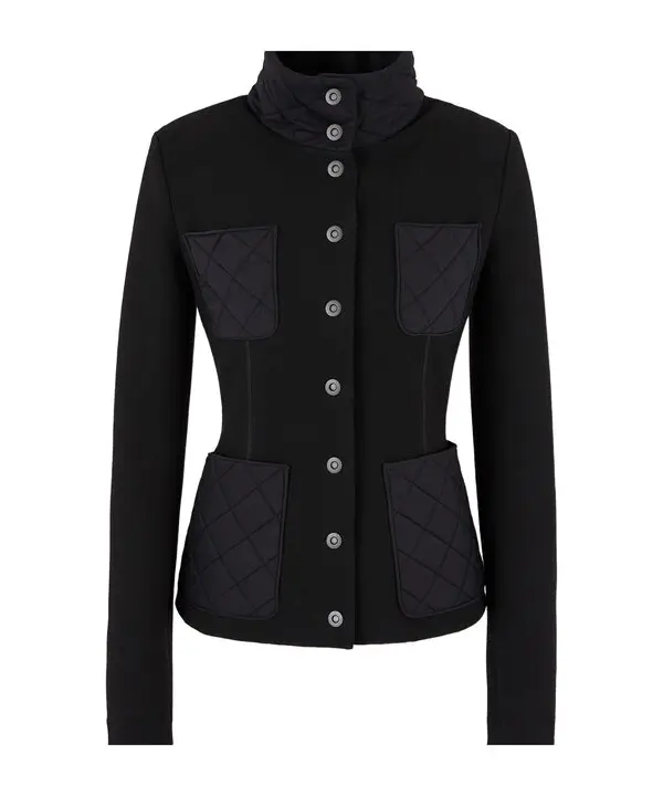 Giorgio Armani Knitted Single-breasted Jacket