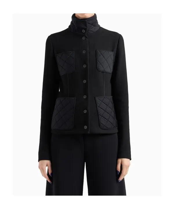 Giorgio Armani Knitted Single-breasted Jacket