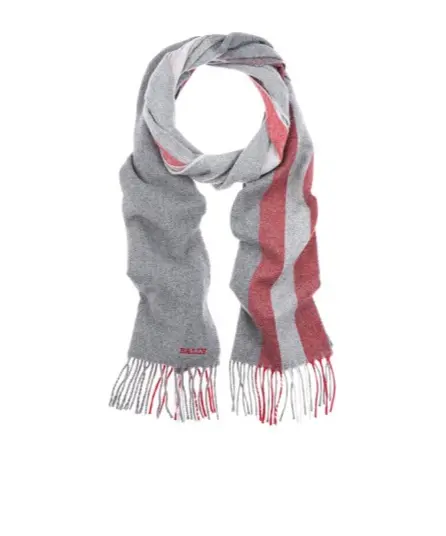 Bally Striped Tassel Scarf - Gray