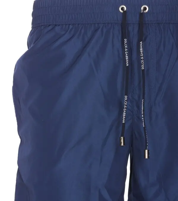 Dolce & Gabbana Logo Plaque Elasticated Waist Shorts