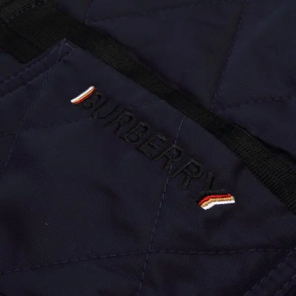 Burberry Diamond Quilted Jacket With Corduroy Collar