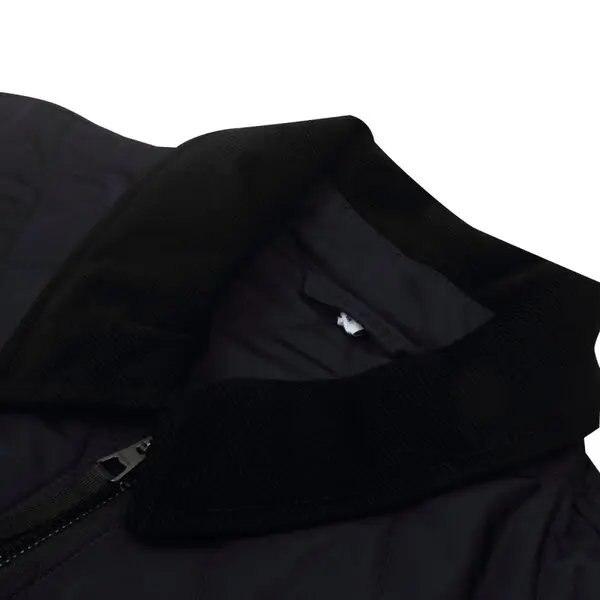Burberry Diamond Quilted Jacket With Corduroy Collar