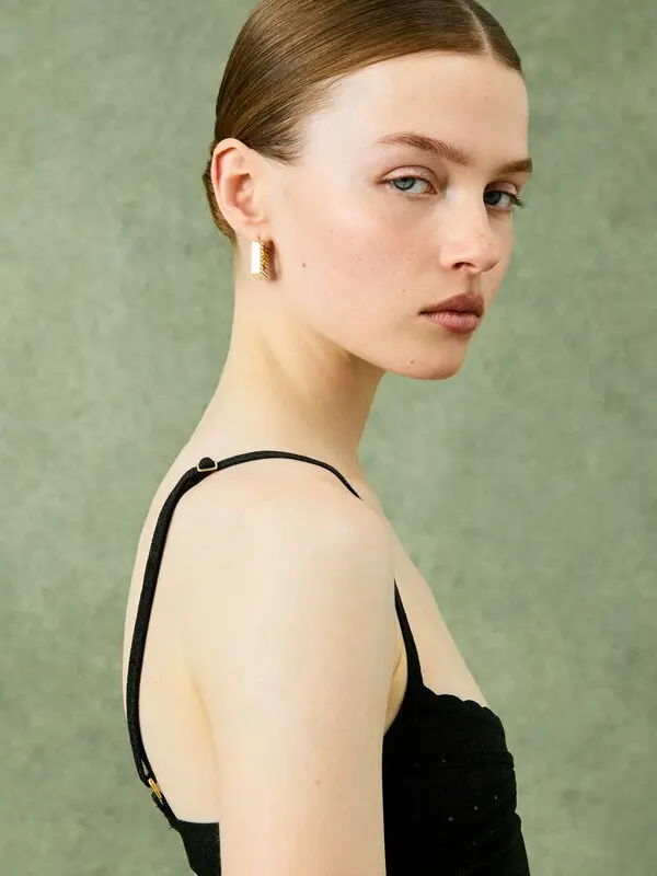 Jacquemus Fiesta Glitter Dress