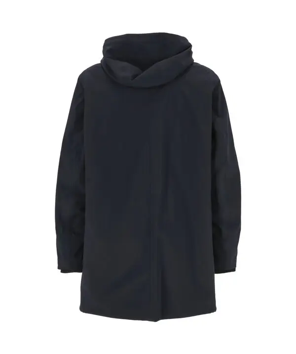 K-WAY Logo Patch Hooded Coat