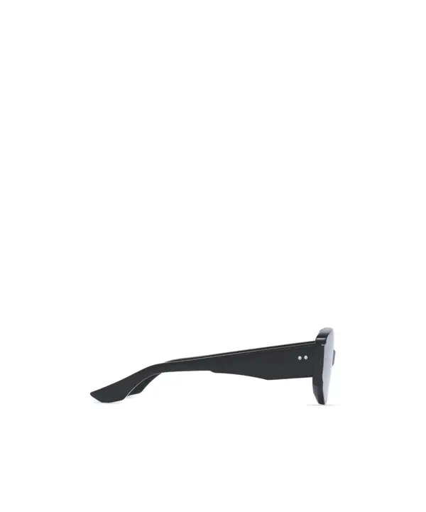 Dita Geometric Frame Sunglasses - Black
