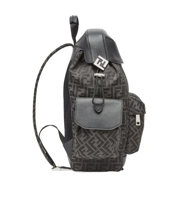 Fendi Ff Jacquard Drive Backpack