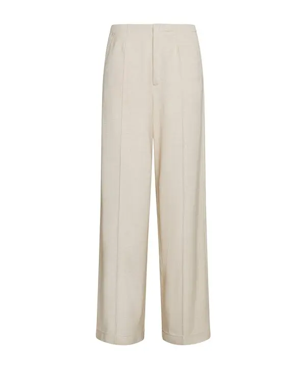 FORTE_FORTE Soft Pleated Trousers - Dune