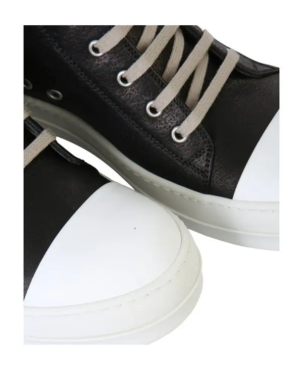 Rick Owens Lace-up Low-top Sneakers - Black