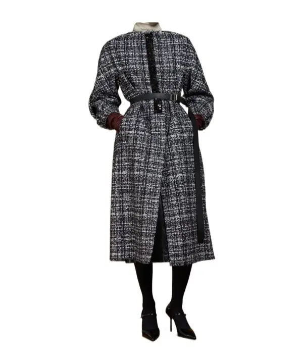 Max Mara Acieri Tweed Coat