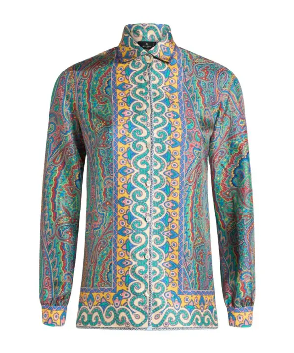 Etro Long-sleeved Printed Shirt - Multicolor