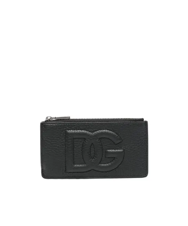 Dolce & Gabbana Logo-embossed Card Holder - Black