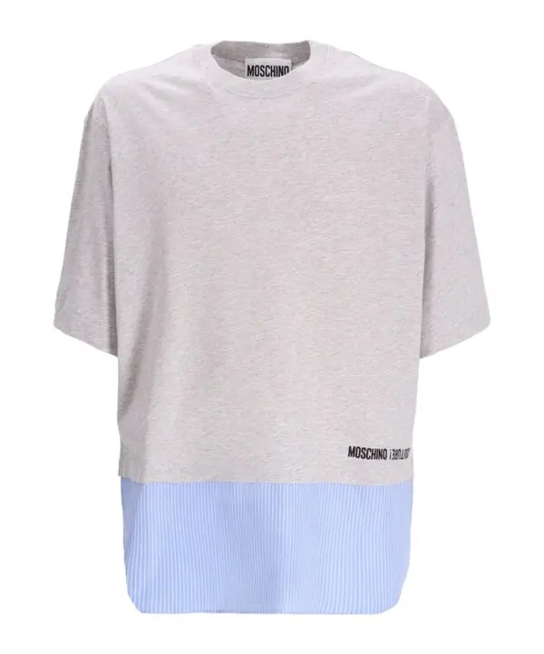 Moschino Two-tone Logo-print T-shirt