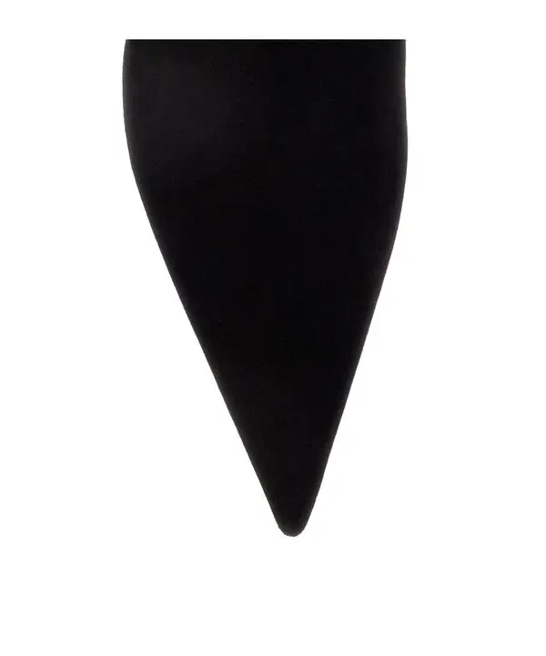 TOTEME Pointed Toe Wedge Boots With Side Zip