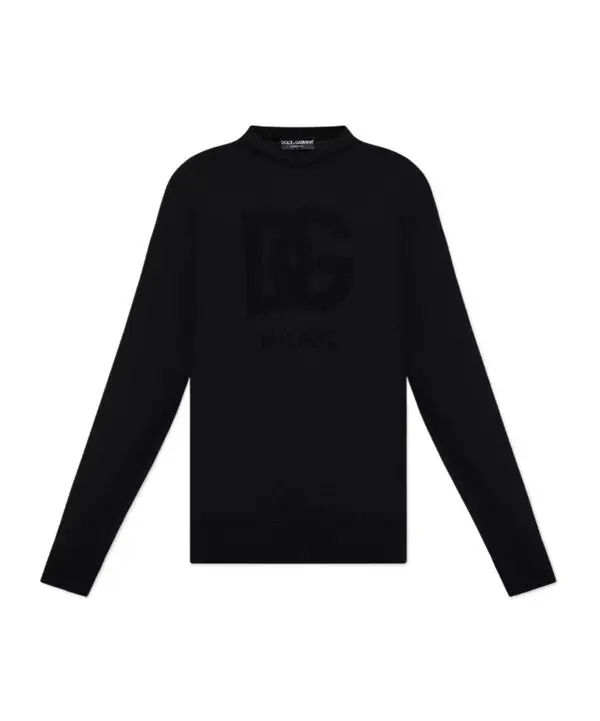 Dolce & Gabbana Dg Logo Detailed Crewneck Jumper