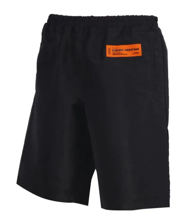 Heron Preston Logo Patch Knee-length Track Shorts