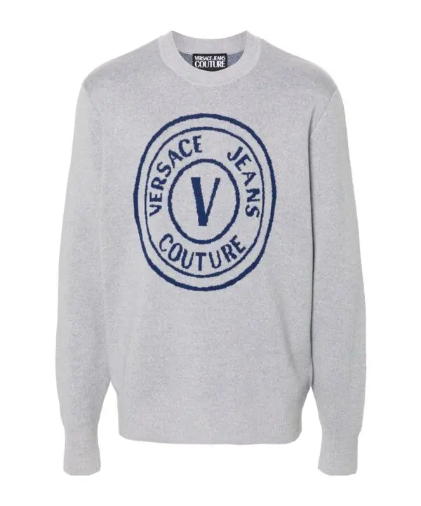 Versace V-emblem Crewneck Jumper