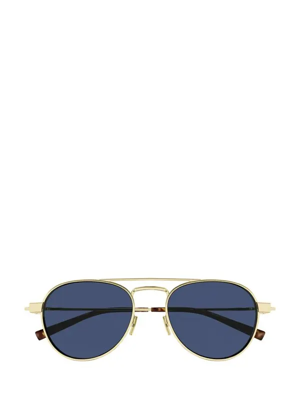 Saint Laurent Sl 708 Metal Aviator Sunglasses - Blue