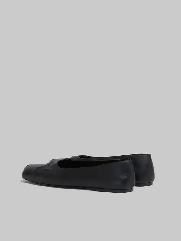 Marni Seamless Little Bow Ballet Flats - Black