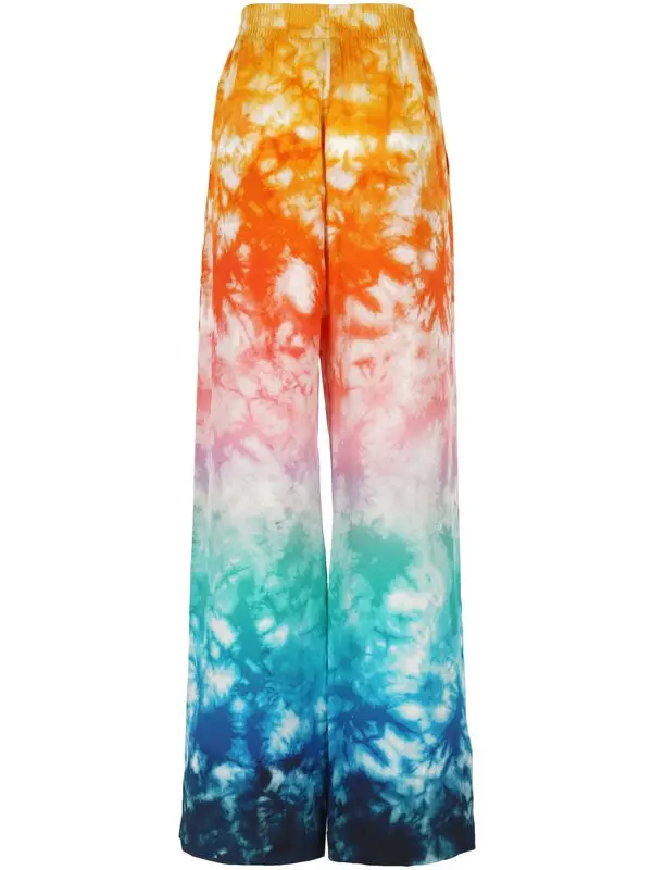 Casablanca Straight-leg Satin Trousers - Multicolor